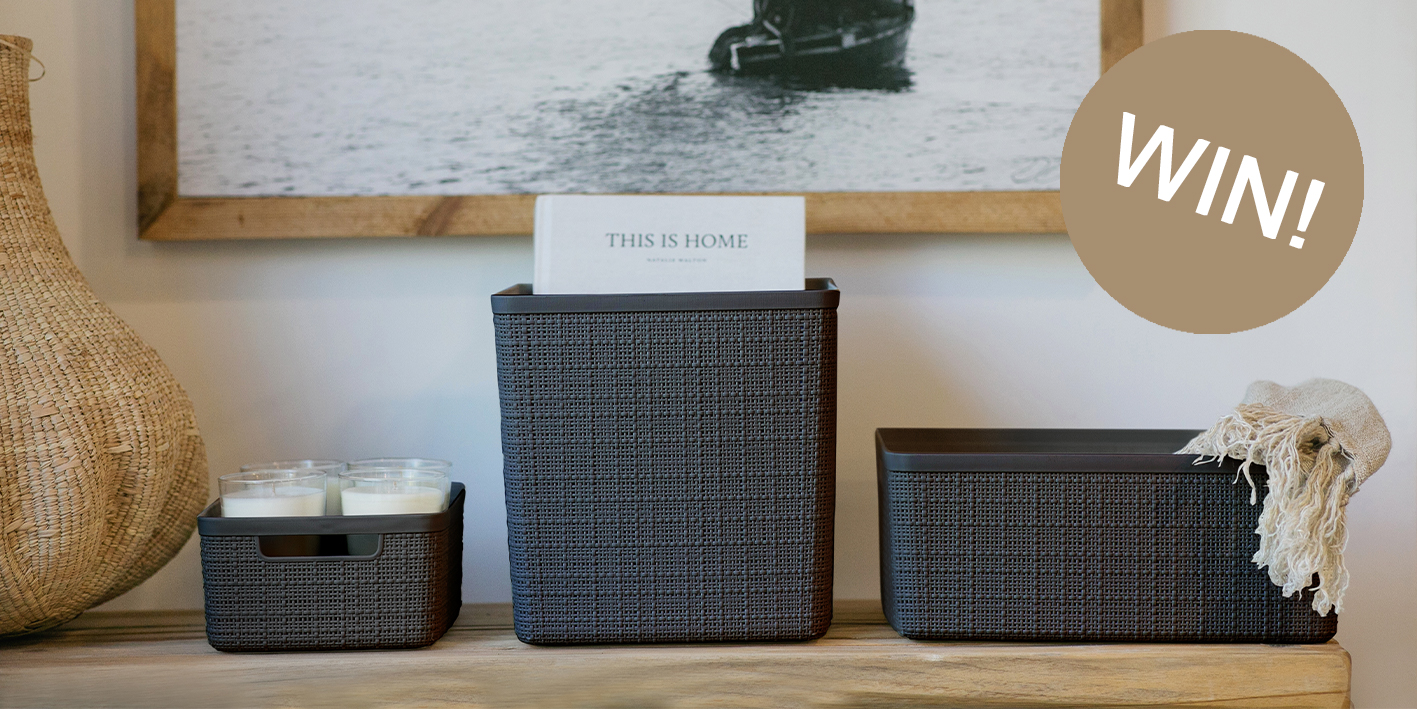 GESLOTEN: prachtige Jute mandjes van Curver! - 100%NL Magazine