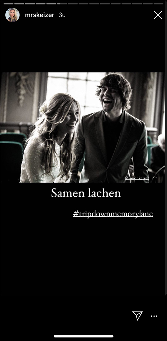 Annemarie en Simon nemen ons mee terug in de tijd en delen liefdesfoto's