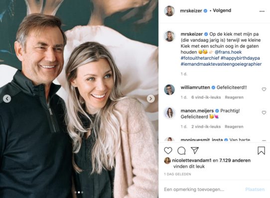 ZIEN: Dit is de leuke (en bekende) vader van Annemarie Keizer!