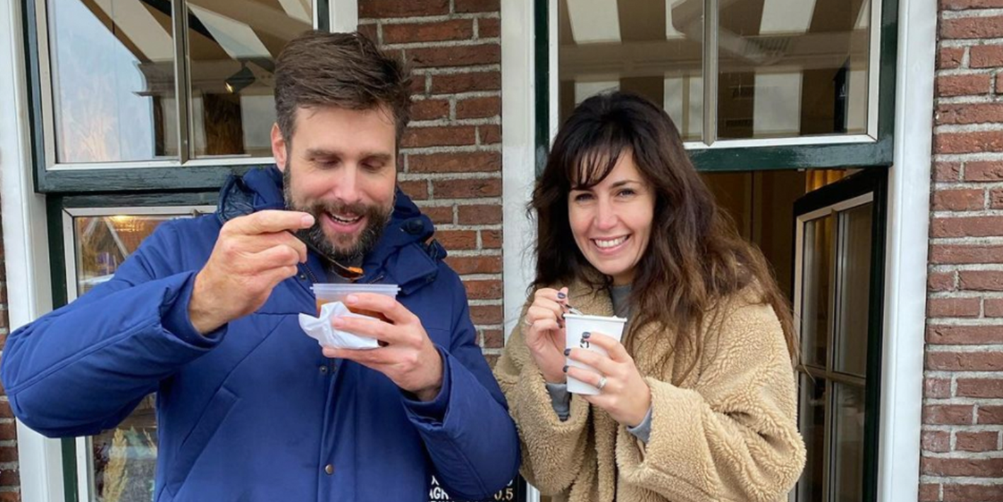 FOTO'S: Nick Schilder en gezin genieten van prachtige zondag in Volendam!