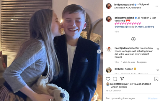 Met dít meisje heeft de zoon van Bridget Maasland verkering