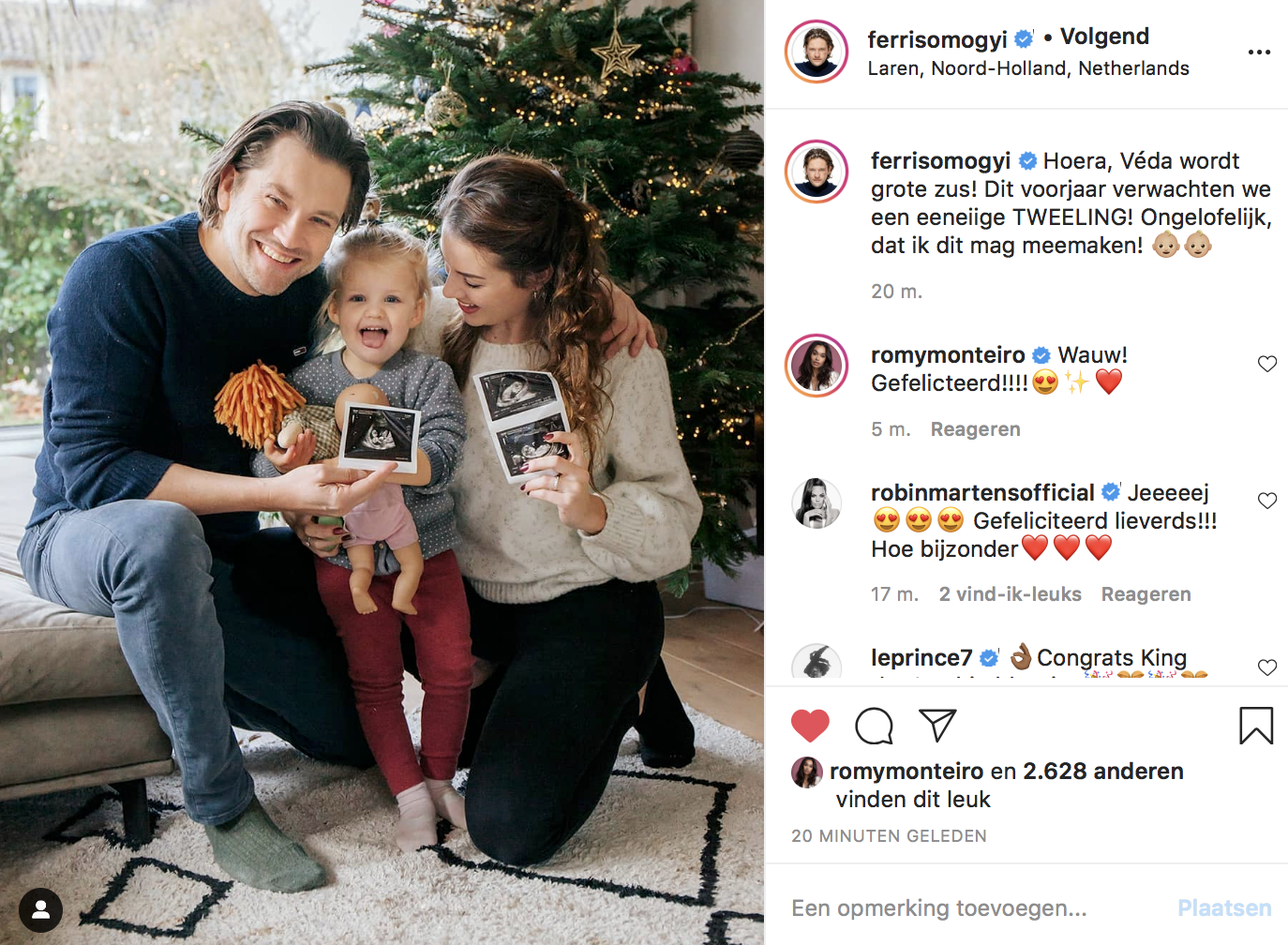 Ferry Somogyi en zijn vrouw krijgen een tweeling! - 100%NL