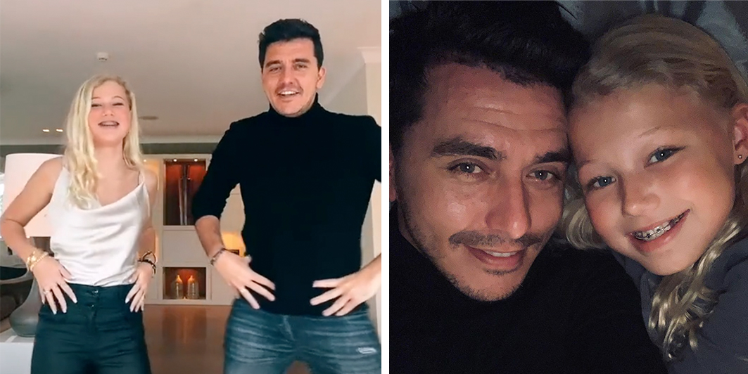 Jan Smit en oudste dochter Fem dansen samen - 100%NL