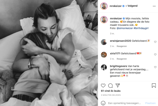Romantische Simon Keizer viert verjaardag Annemarie - 100%NL