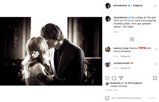 Simon en Annemarie vieren 9 jaar huwelijk - 100%NL