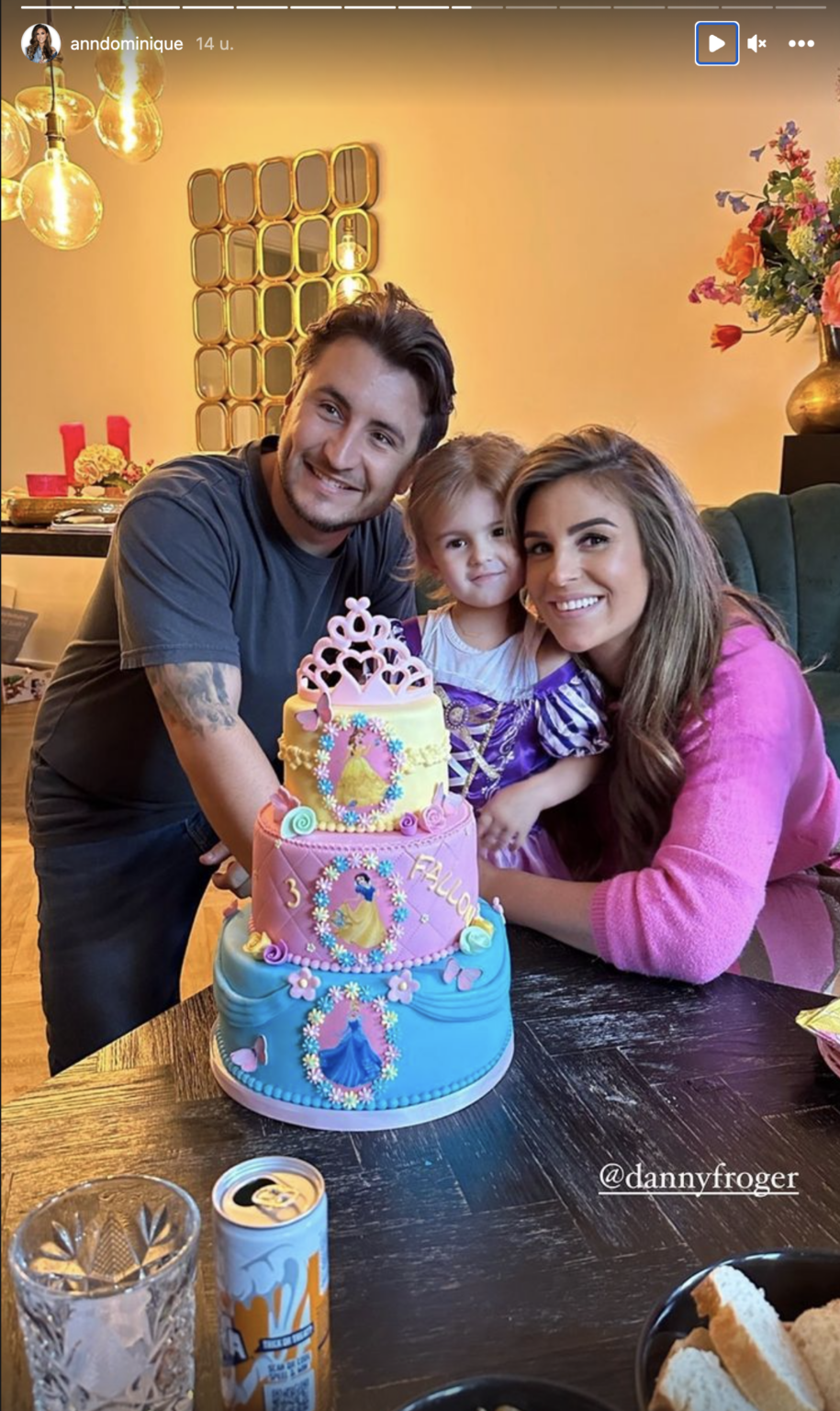 Familie Froger viert 3e verjaardag Fallon in Thema - 100%NL Magazine