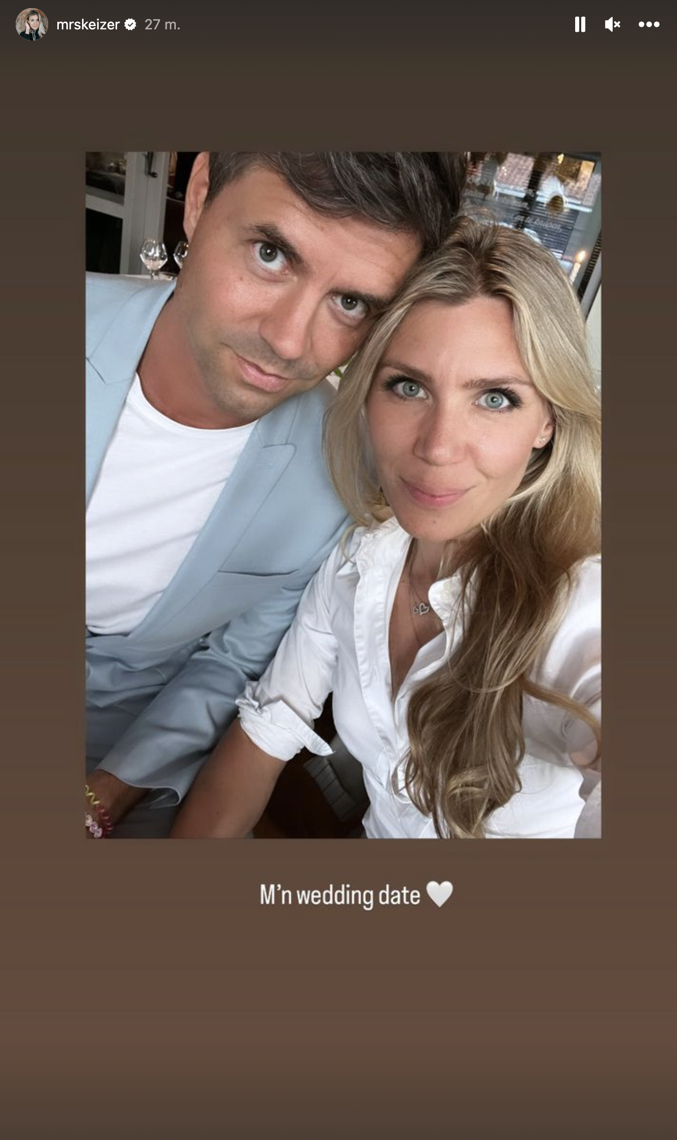 PRACHTIG: Stralende Simon en Annemarie Keizer genieten van bruiloft - 100%NL Magazine