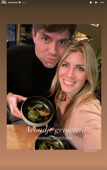 Simon en Annemarie Keizer genieten van romantische datenight - 100%NL Magazine