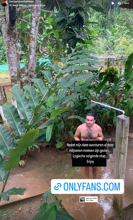 Naakte WVL-Benjamin shockeert iédereen: 'Logische volgende stap'