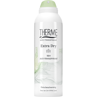 GESLOTEN: de nieuwe Therme Extra Dry of Therme Sensitive Anti-Transpirant!